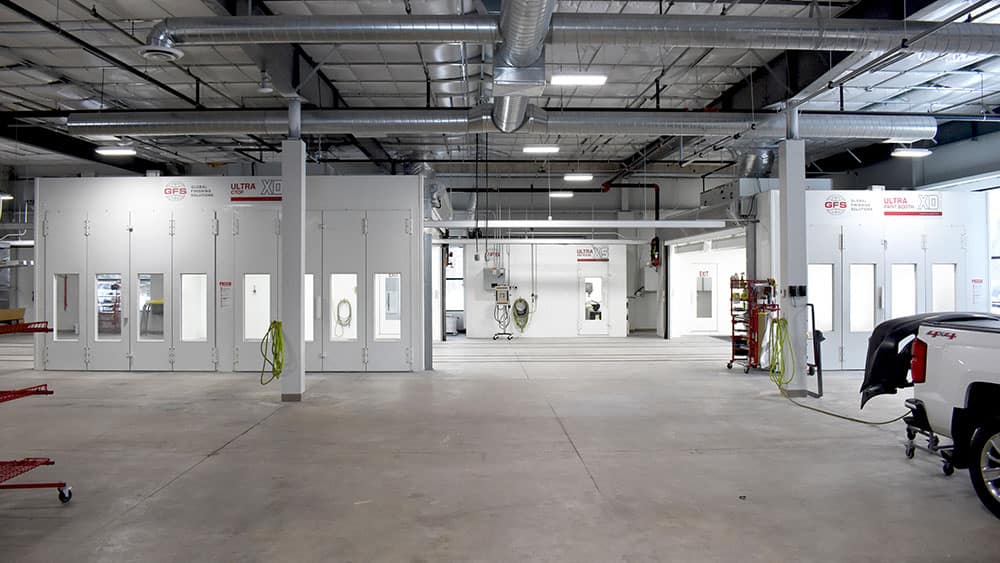 Abra Brainerd Relocates & Expands with GFS Booths & REVO Systems