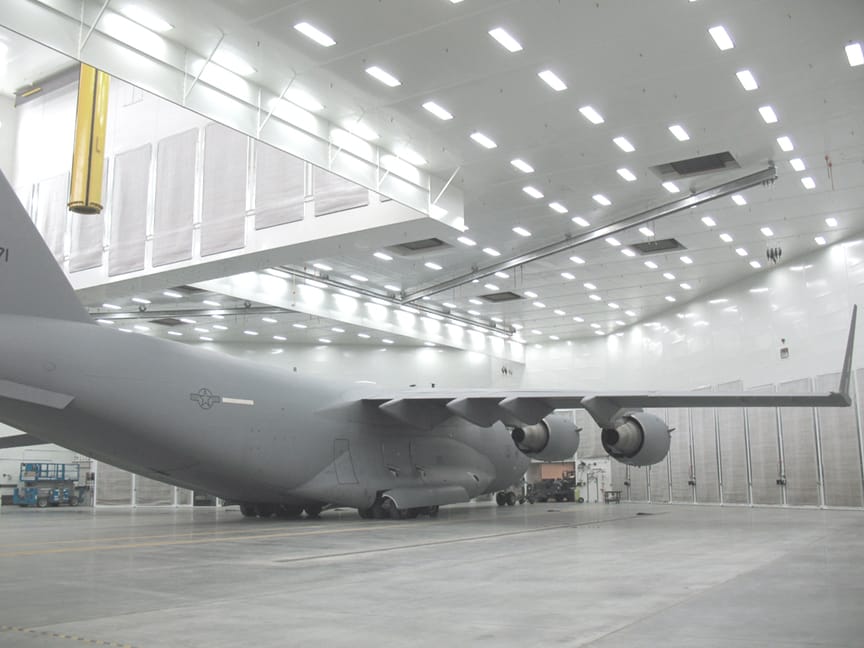 Problem Solved — Biggest. Booth. Ever. C-17 Globemaster Paint Booth ...