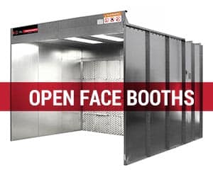 Open Face Paint Booths | Global Finishing Solutions