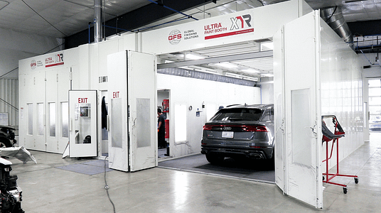 Automotive Paint Booth Alleviates Bottleneck for Collision Center